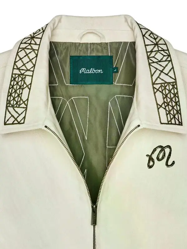 MALBON Harvest Embroidered Collar Jacket