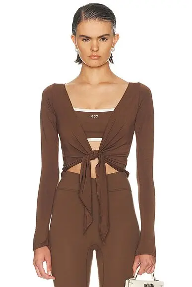 437 The Ballet Wrap Top