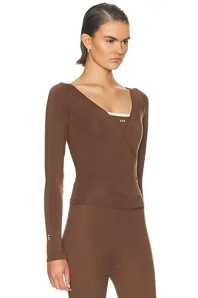 437 The Ballet Wrap Top