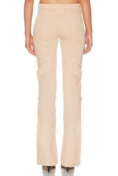 Blumarine Skinny Leg Trousers - Camel Beige