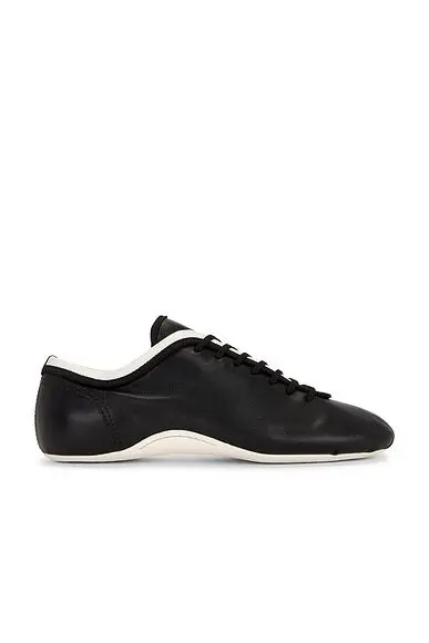 Dries Van Noten Calf Leather Ballet Sneaker - Black