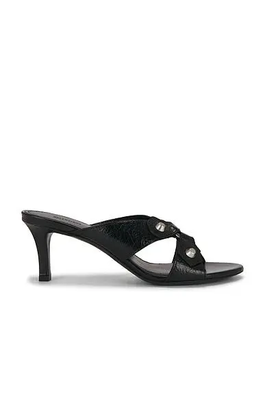 Balenciaga Studded Leather City Sandal