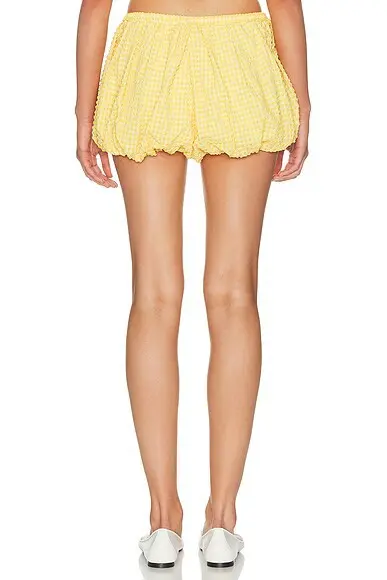 Simkhai Addie Bubble Short - Mango Ivory