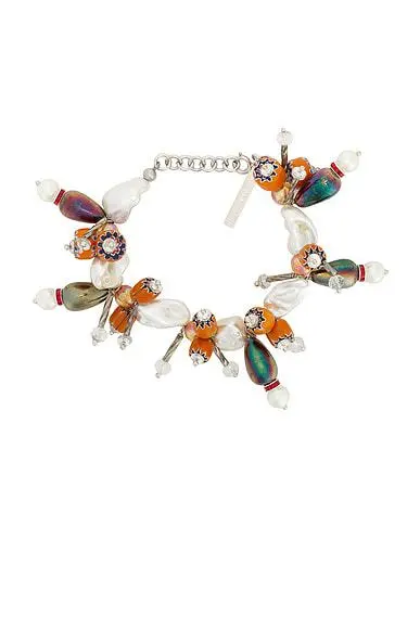 Dries Van Noten Beaded Charm Bracelet