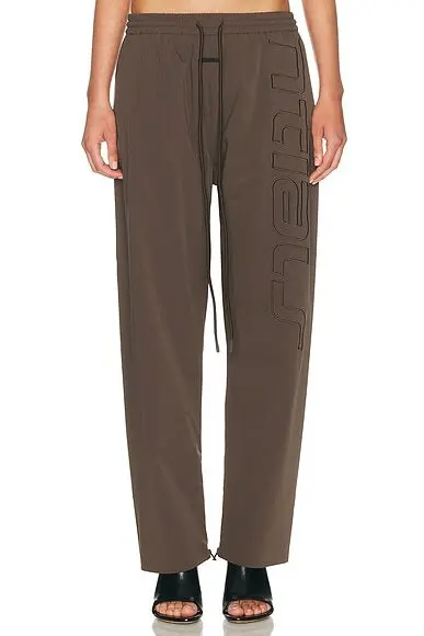 Fear Of God Sporty Nylon Track Pants - Brown