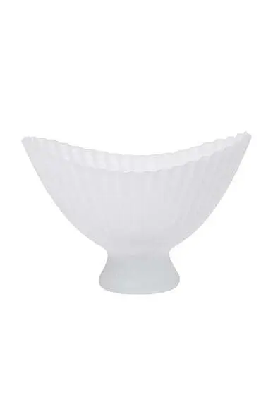 FERM LIVING Fountain Glass Bowl - Frosted