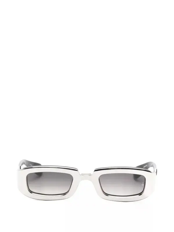 JACQUES MARIE MAGE Ryder Rectangle Sunglasses - Silver