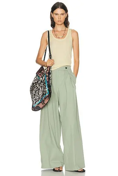 Dries Van Noten Ribbed Knit Tank Top