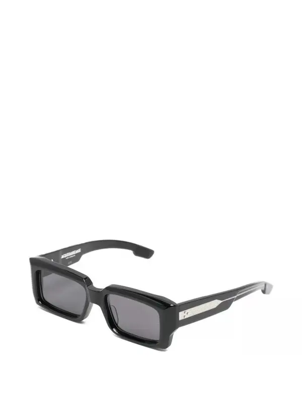 JACQUES MARIE MAGE Rectangle Frame Sunglasses - Black