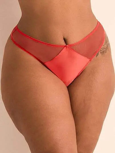 Victoria's Secret Adore Me Brittani Thong Panty - Orange