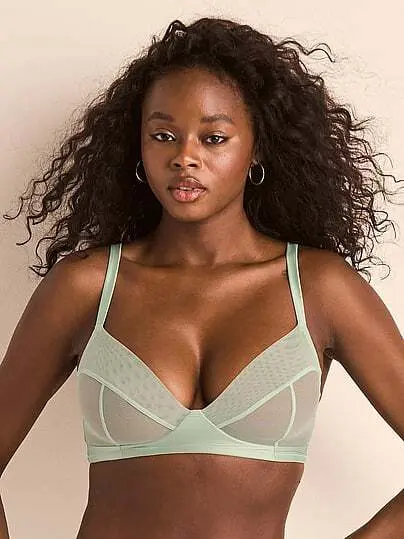 Victoria's Secret Adore Me Tannessee Plunge Bra - Green