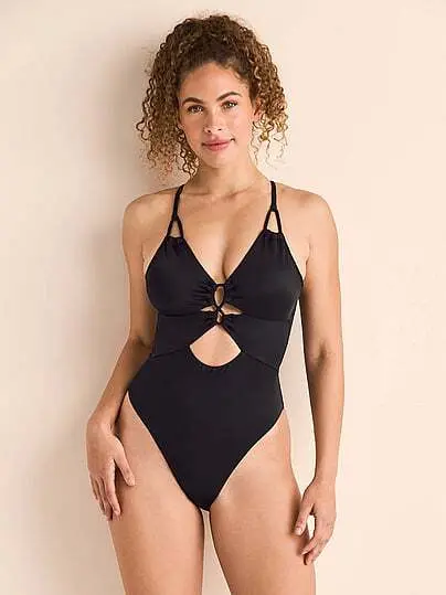 Victoria's Secret Adore Me Taryn One-piece Swimsuit - Black