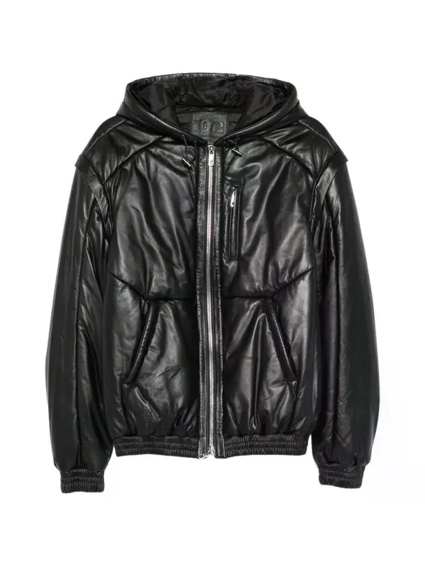 DESA 1972 Hooded Leather Jacket