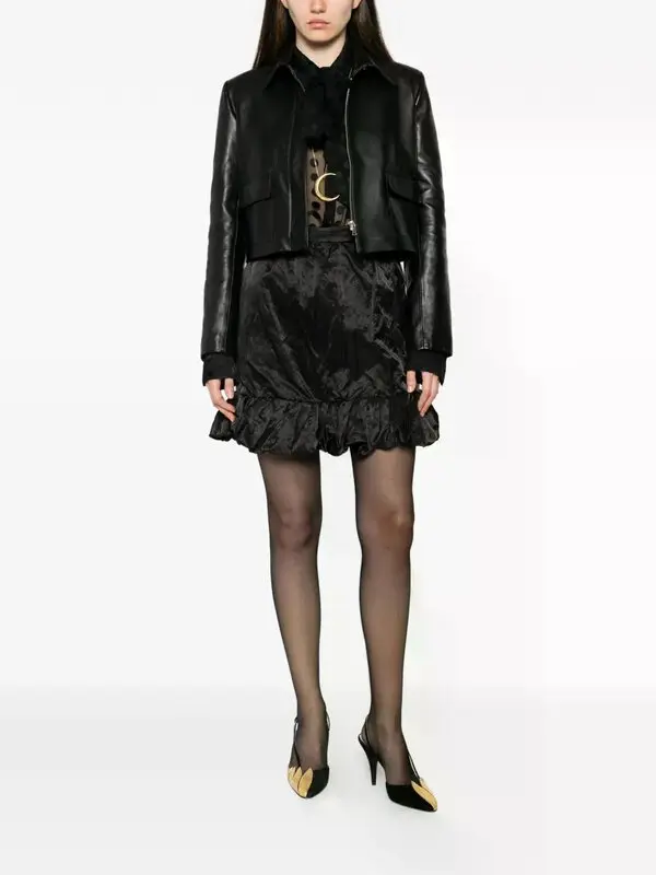 Chloé Ruffled-hem Mini Skirt