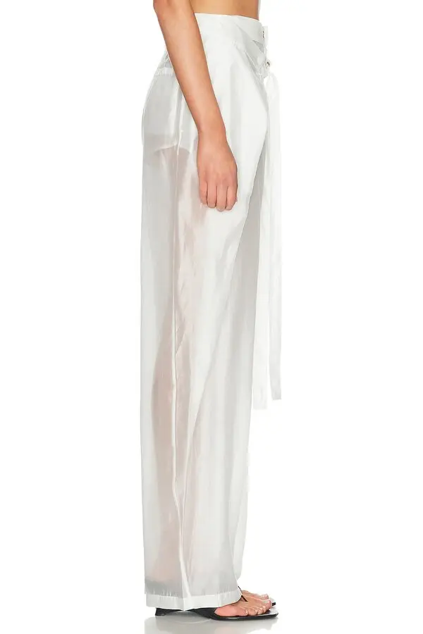 DARKPARK Stella Gauze Tie Front Pant