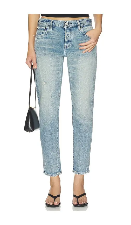 Moussy Vintage Hackney Tapered Jeans - Blue