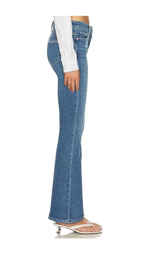 Paige High Rise Laurel Canyon Bootcut Jeans - Blue