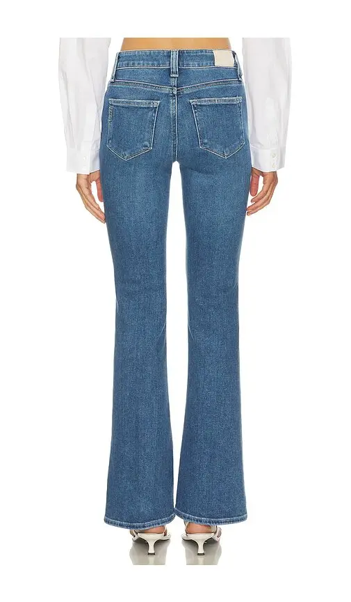 Paige High Rise Laurel Canyon Bootcut Jeans - Blue