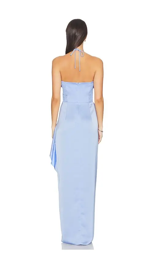 Amanda Uprichard Alessandra Maxi Dress - Blue