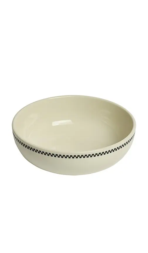 FISH'S EDDY Checkerboard Pasta Bowl