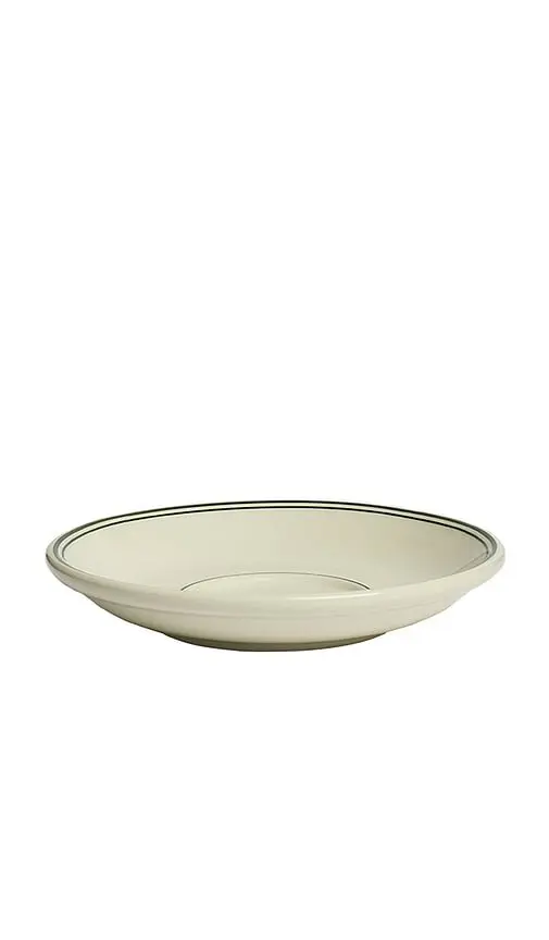 FISH'S EDDY Greenband Saucer