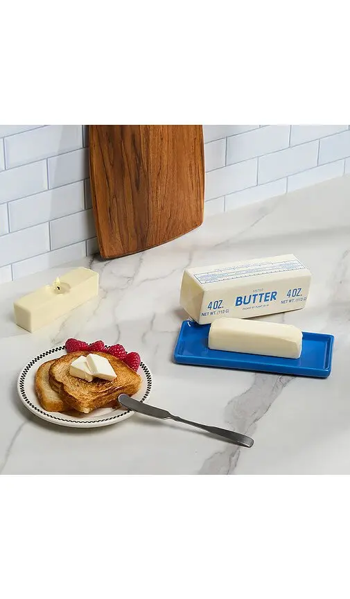 FISH'S EDDY Butter Stick Butter Dish
