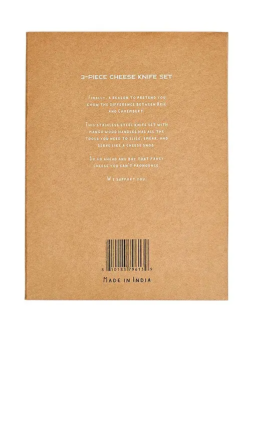 FISH'S EDDY Boxed Cheese Set