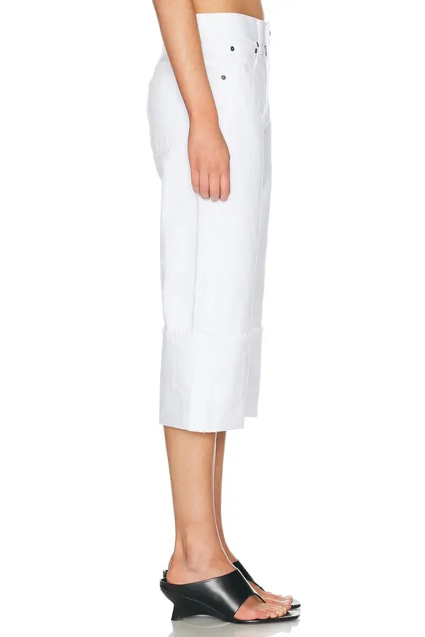 Khaite Boyle Straight Leg Cropped Jeans