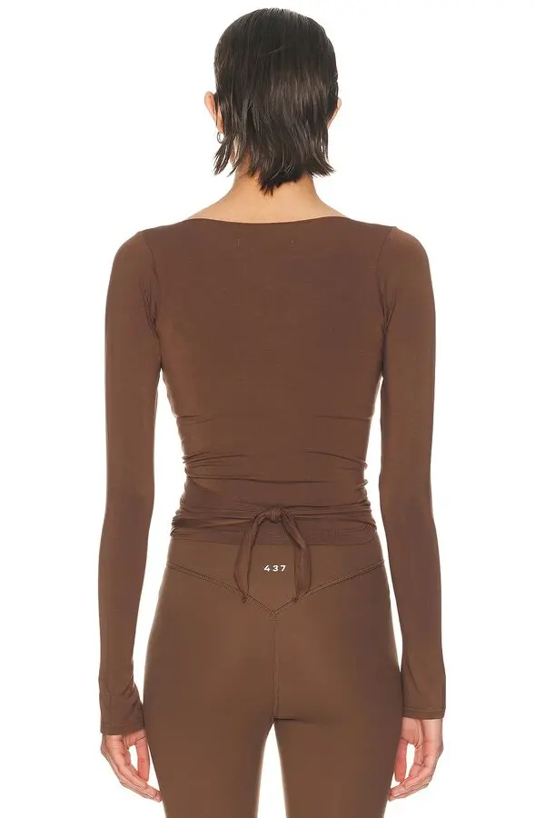 437 The Ballet Wrap Top