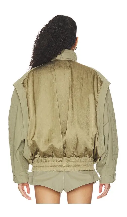 Balmain Batwing Two Pockets Twill Bomber Jacket