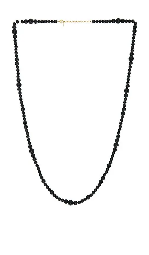 CENDRE Seraphina Beaded Necklace - Black