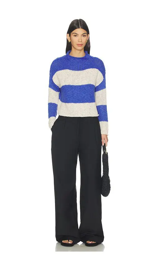 Free People Opal Rugby Stripe Sweater