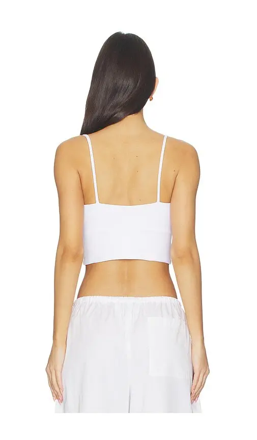 Susana Monaco Bubble Tank Cropped Knit Jersey - Ivory