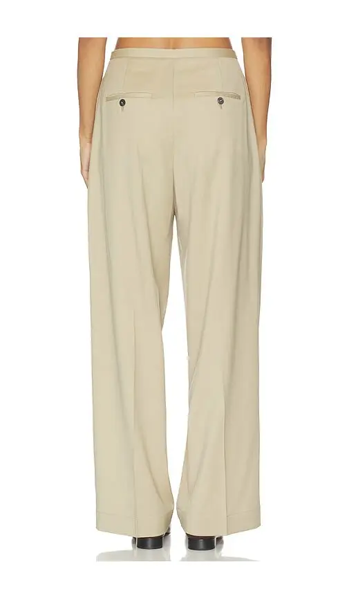RÓHE Relaxed Drawstring Trousers - Beige