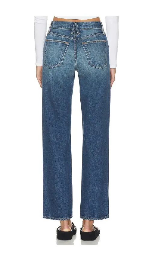 SLVRLAKE Kendra Straight Leg Jeans - Blue