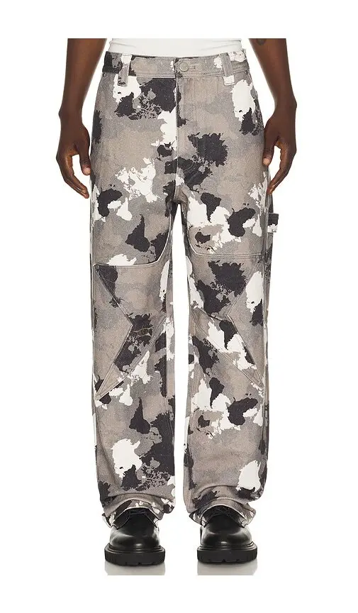 BARRIERS WORLDWIDE Star Camo Pants - Black