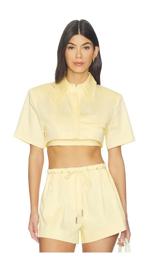 ET OCHS Calvin Cropped Shirt