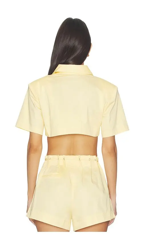 ET OCHS Calvin Cropped Shirt