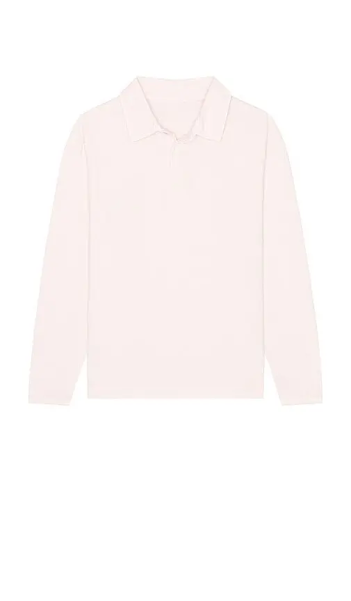 SUNFLOWER Heavy Jersey Rugby Polo In . Also - Blush