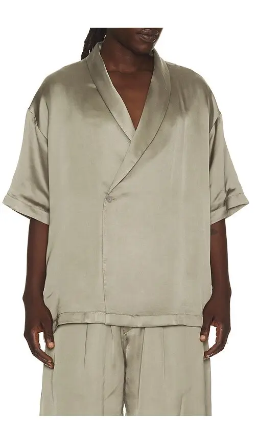 SANEA Phupa Kimono Shirt In . Also - Grey