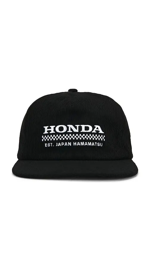 CPTN APPAREL 5 Panel Cord Hat - Black