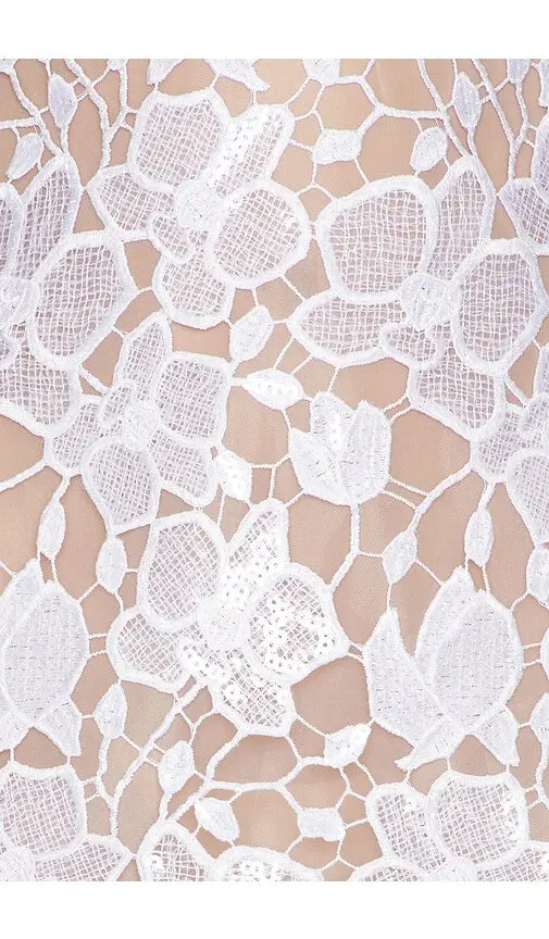 Retrofete Lace Mini Dress - White