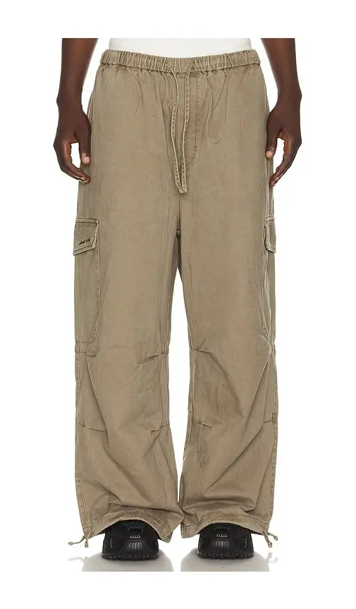 DRMERS CLUB Smiley Logo Parachute Pants
