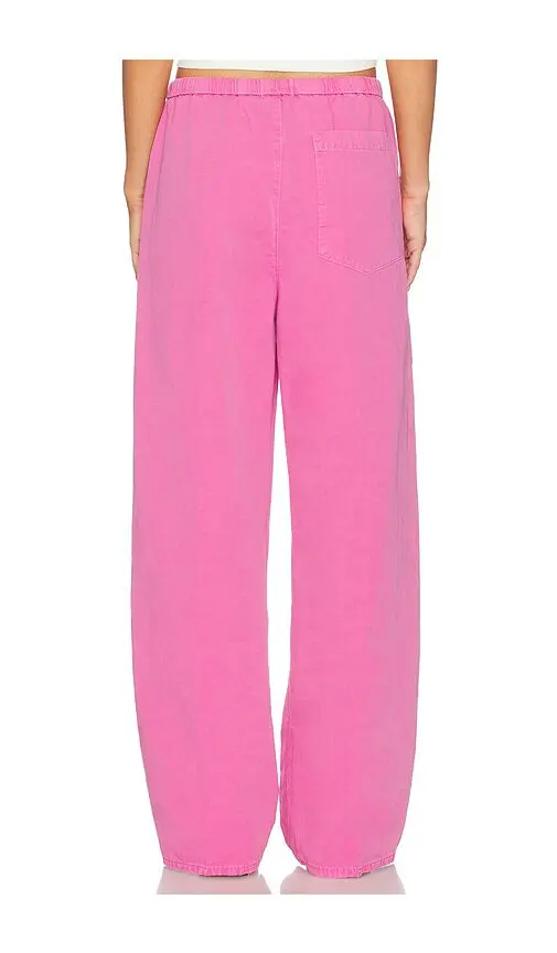 Citizens Of Humanity Aurora Pull On Wide Leg Pants - Fuchsia