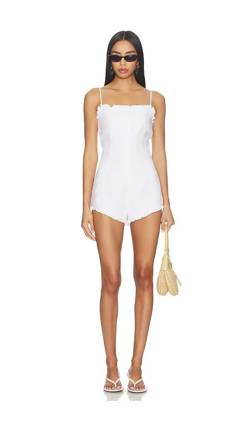 Posse Florence Romper - White
