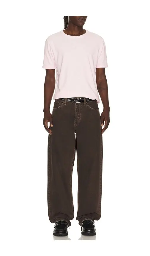 SUNFLOWER Jagger Waffle Tee In . Also - Pink