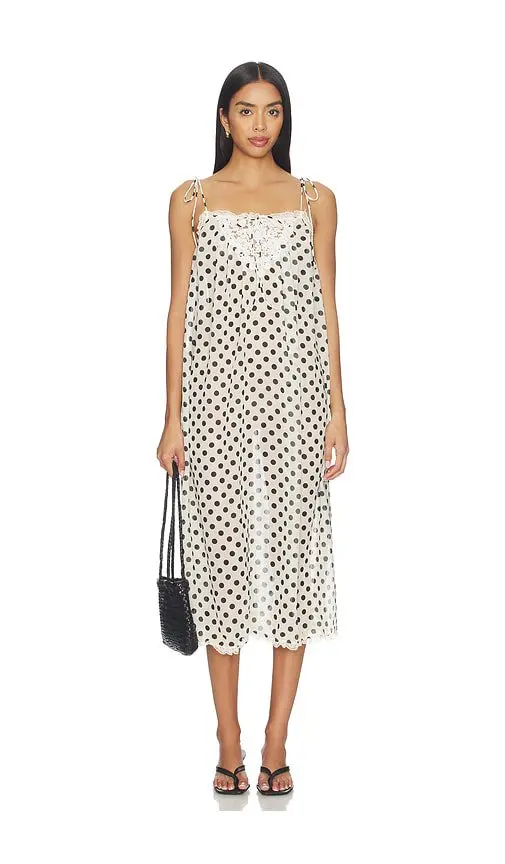 For Love & Lemons Estelle Cover Up Maxi Dress In . Also - Cream