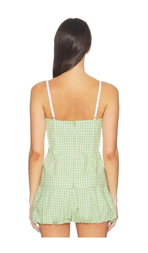 Simkhai Charlee Bustier Top - Green