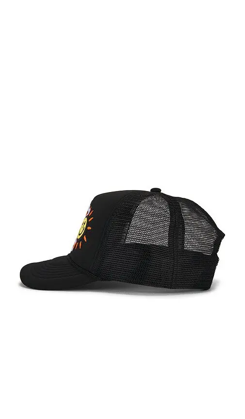 HAPPY CAPS Trucker Hat - Black