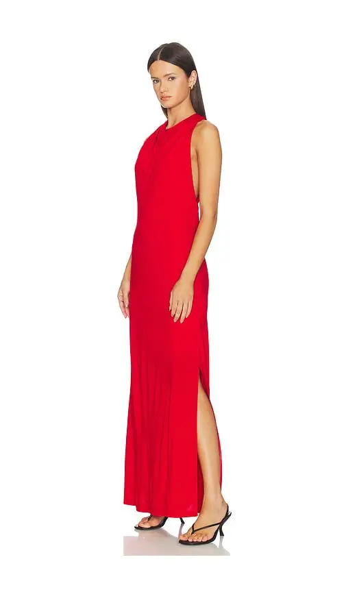 Helmut Lang Knot Dress - Red